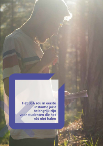 Hoe verloopt de studieloopbaan van studenten na het nét niet halen van ...