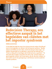 Redecision Therapy, een effectieve aanpak in het begeleiden van ...